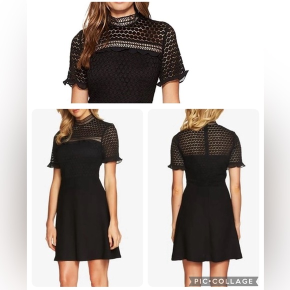 CeCe | Dresses | Cece Lillian Lace Flare Dress | Poshmark